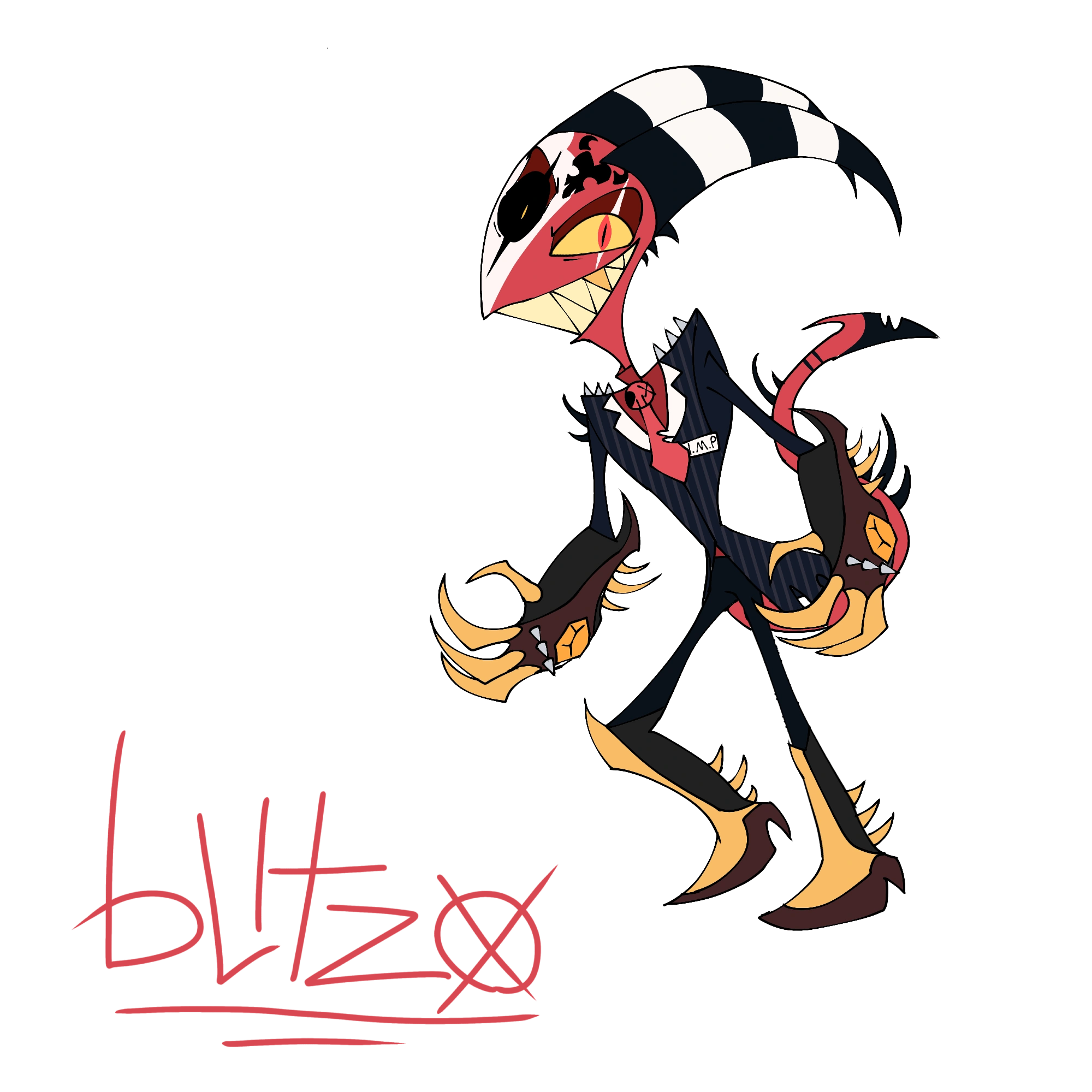 my blitzo redesign | Fandom