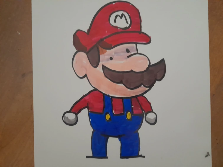 My drawing of Speedrunner Mario | Fandom