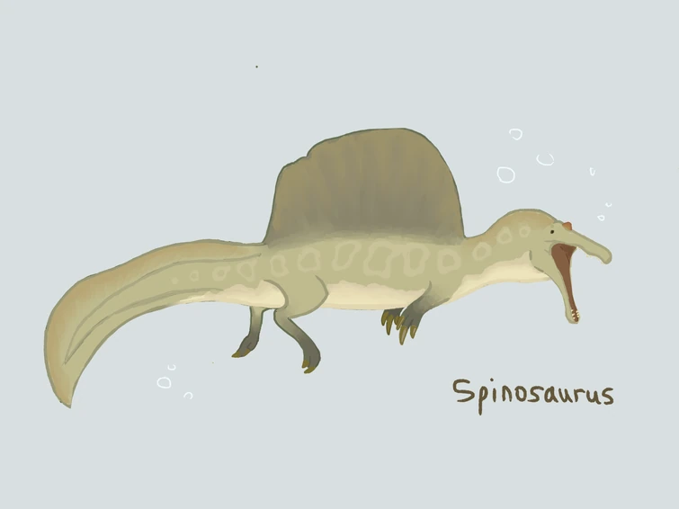 Badly drawn spinosaurus | Fandom
