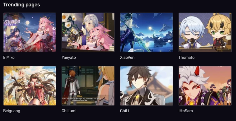 Trending Pages | Fandom