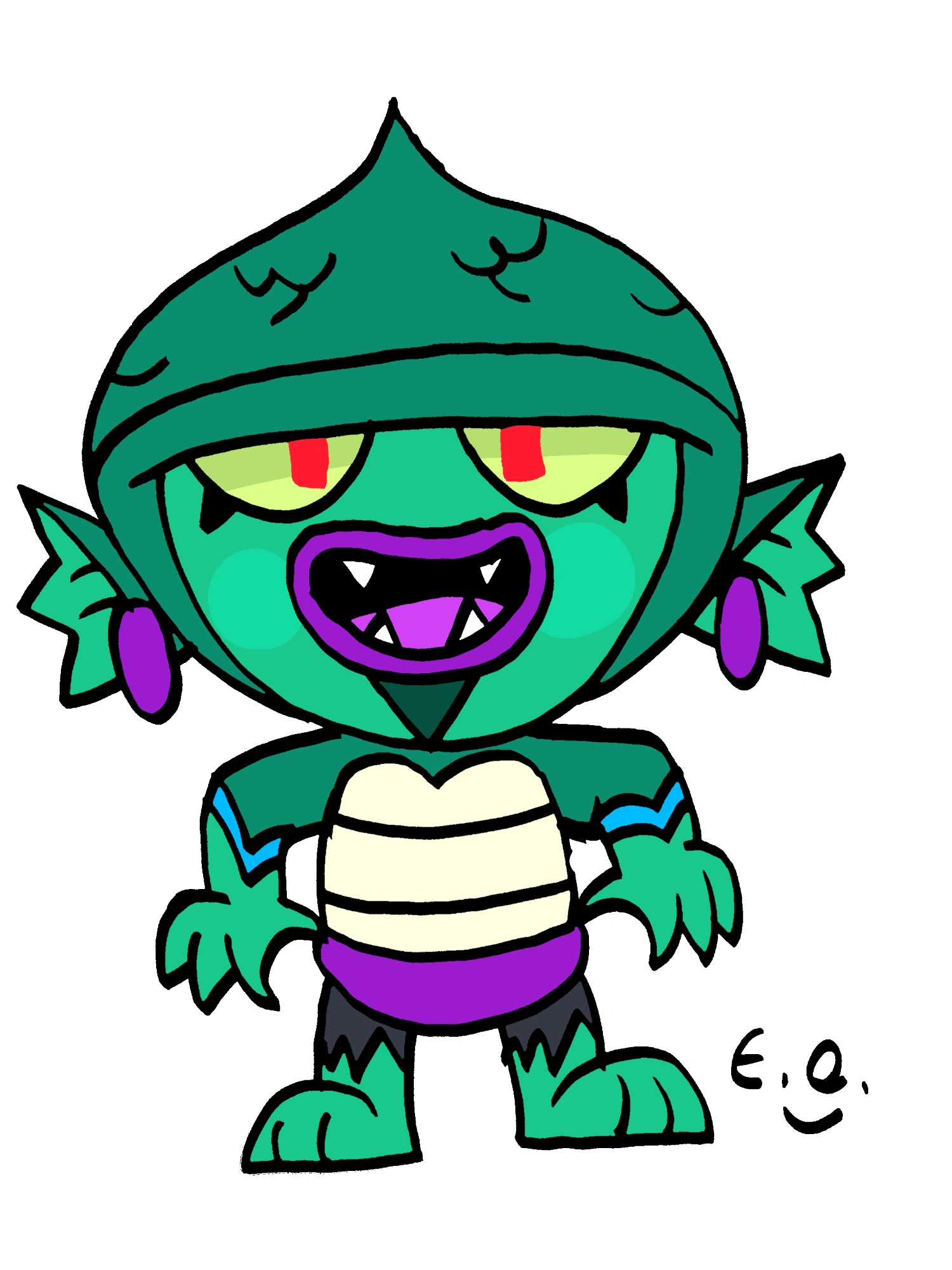 My drawing of Swamp Monster Gene | Fandom