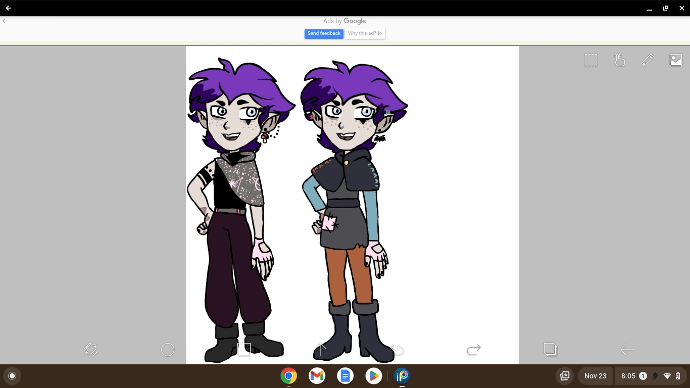 Drew the new oc design with a Hexside uniform | Fandom