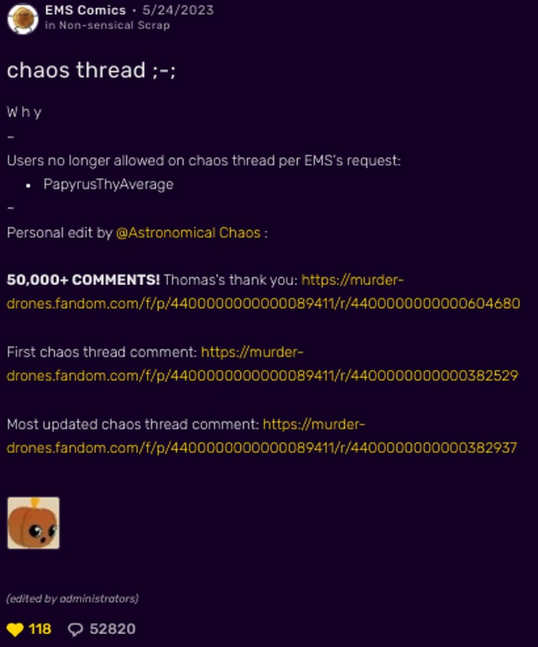 TADC Official Chaos Thread | Fandom