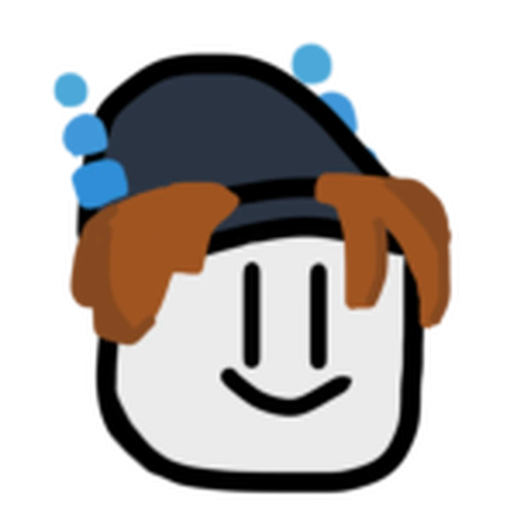 I redrew my icon/characters head thingy and now it just looks like he ...