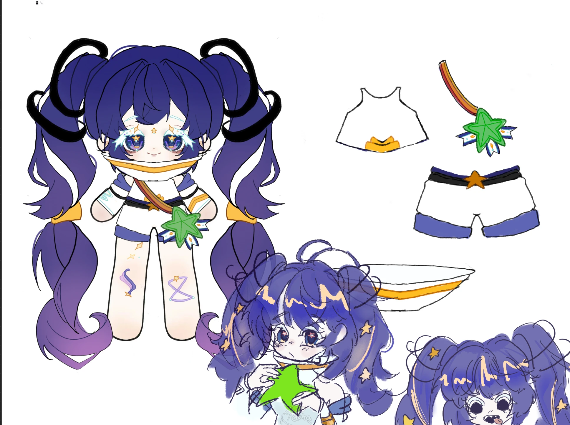 Star collector Stella plush concept art | Fandom