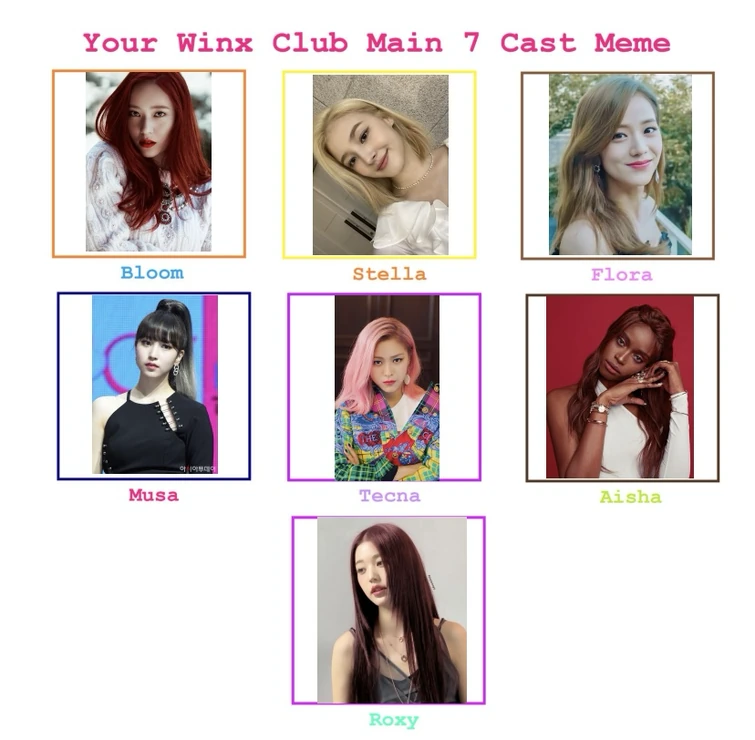 Female K-pop idols as Winx Club | Fandom