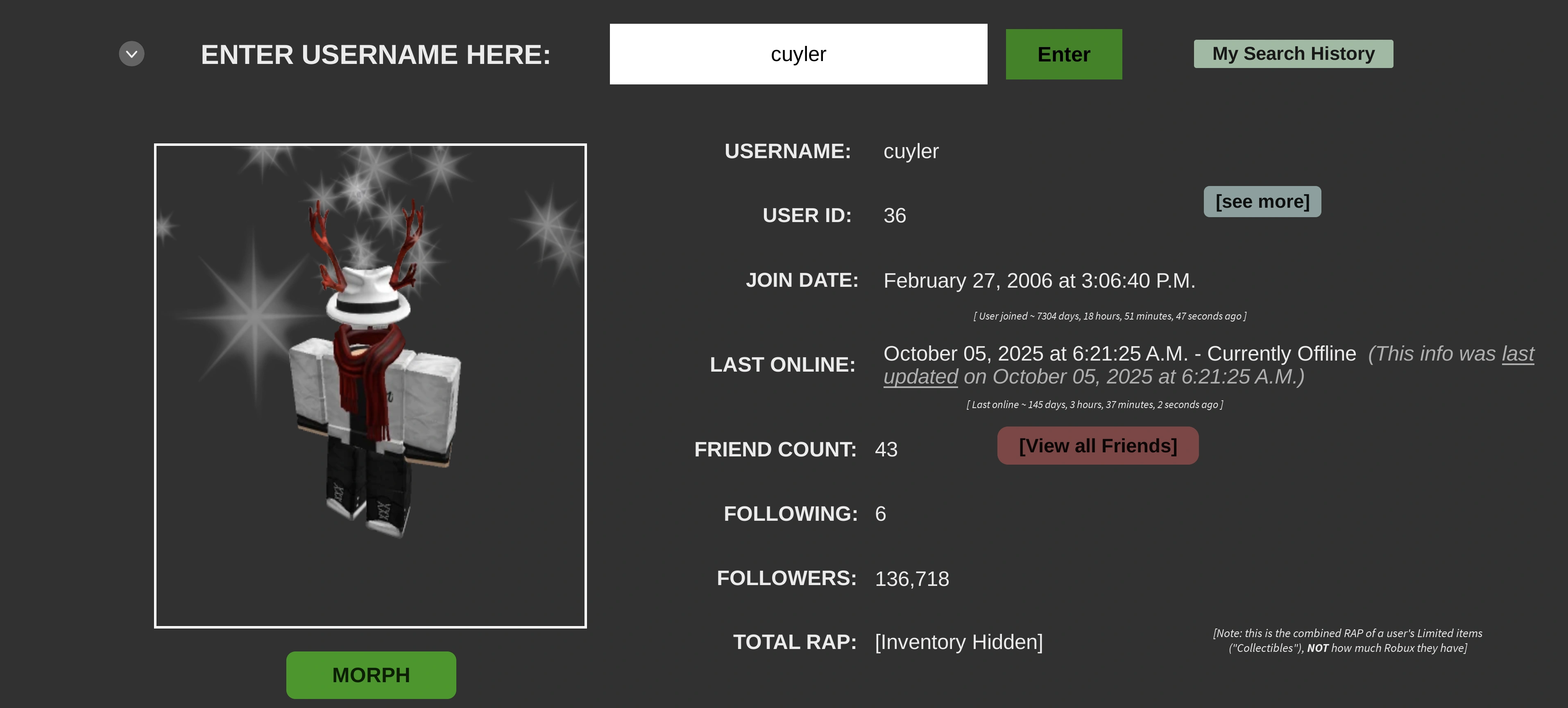 20 years of Roblox account join dates | Fandom
