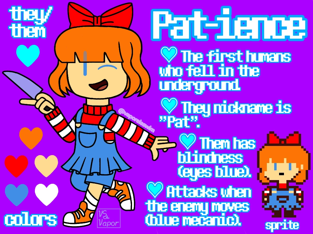 Pat (VS! UT:Pat-ience) | 6 Human Soul Intepretations Wiki | Fandom