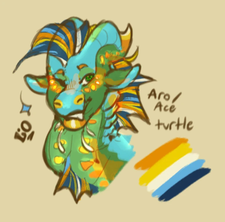 Pride Month Headcanon Designs part two! Turtle, Anemone, and Lynx | Fandom