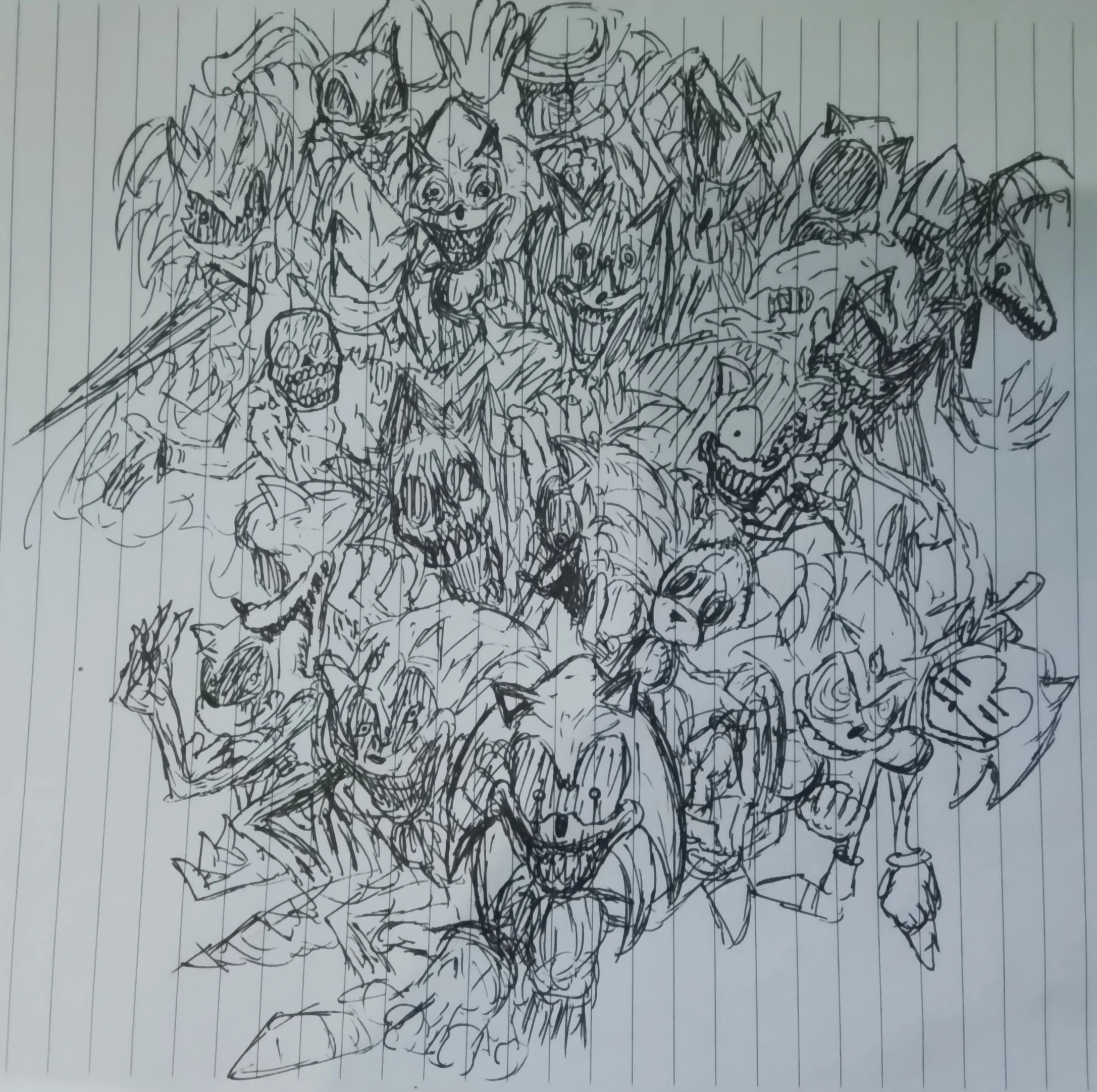 Hit by the sudden urge to draw OM's Executioners with a pen and paper | Fandom