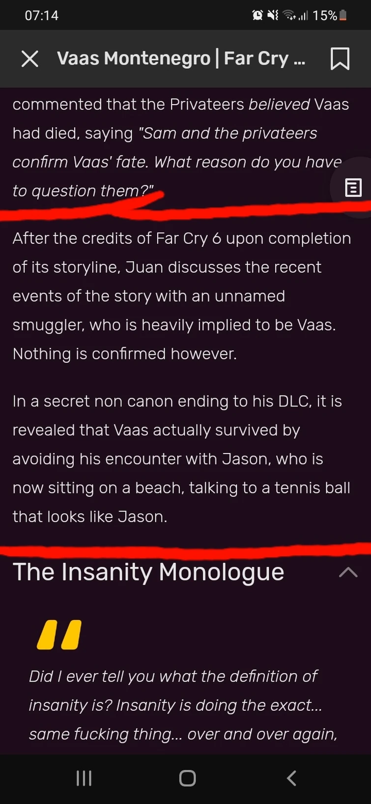 The ending of Vaas beeing alive isnt canon right? | Fandom