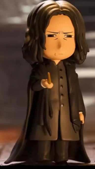 Chibi snape figure with a wand | Fandom