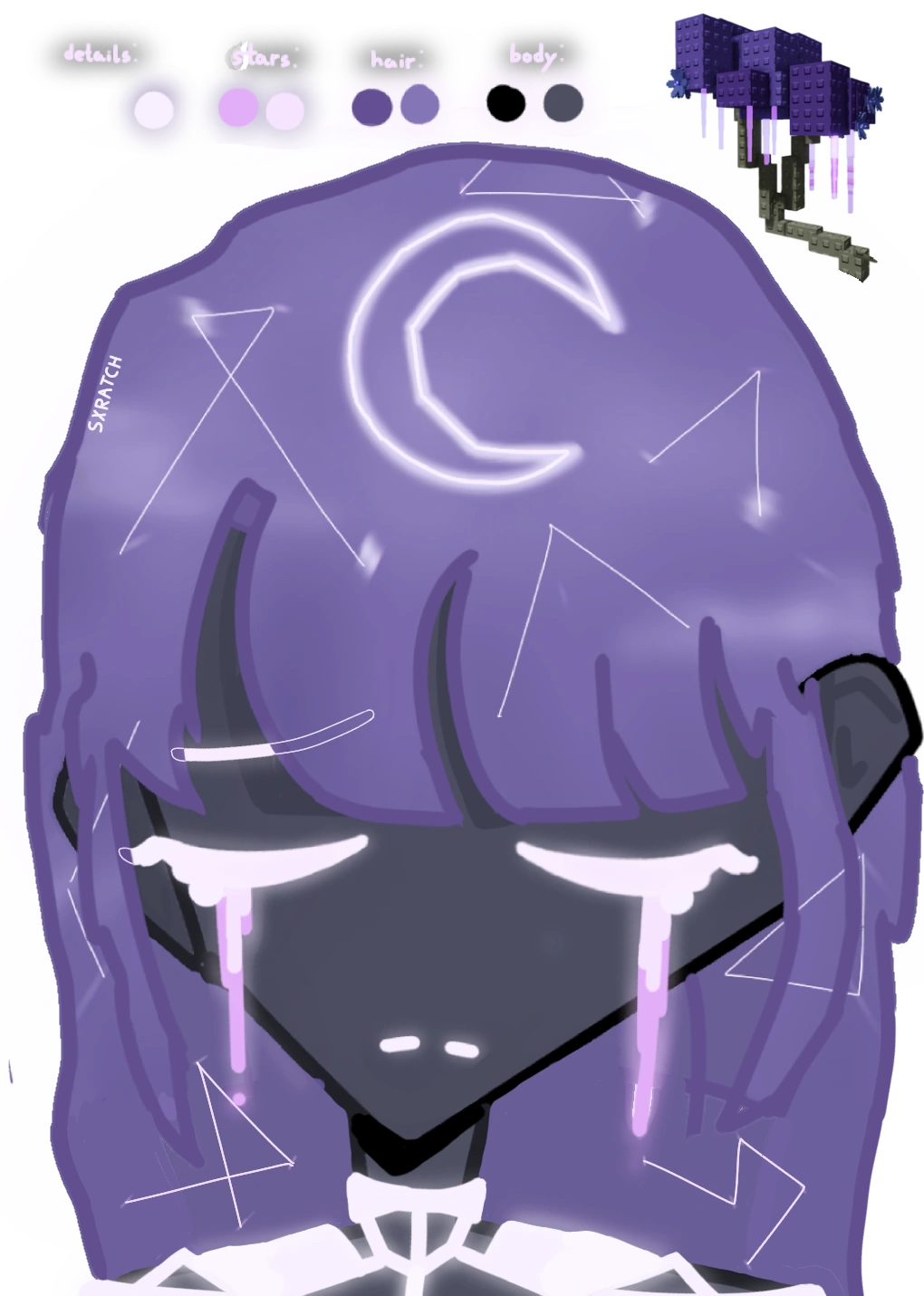 day 3 of human-izing crops - moon blossom | Fandom