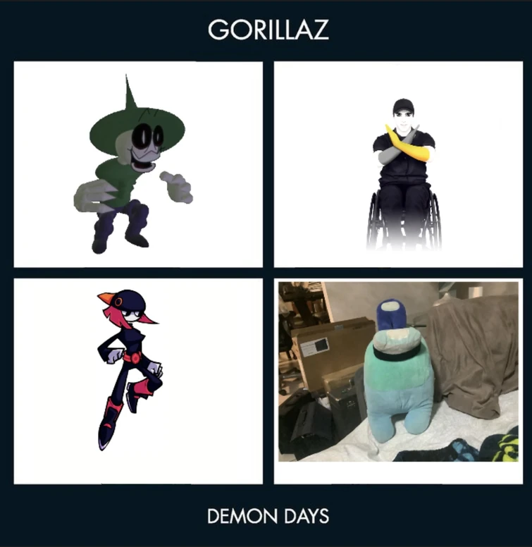 Got bored so I made this cool fanmade Gorillaz Demon Days cover | Fandom