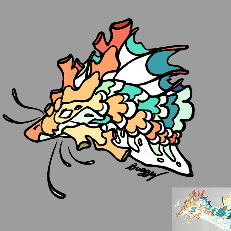 Miju headshot wip 3: color | Fandom