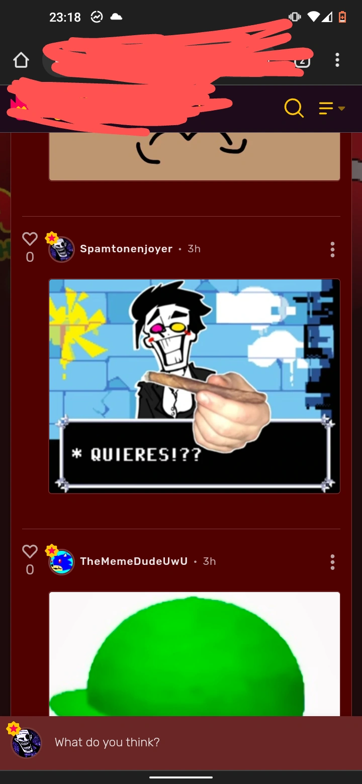 brobgonal and spamton smoke a fat blunt together (the art credits are ...