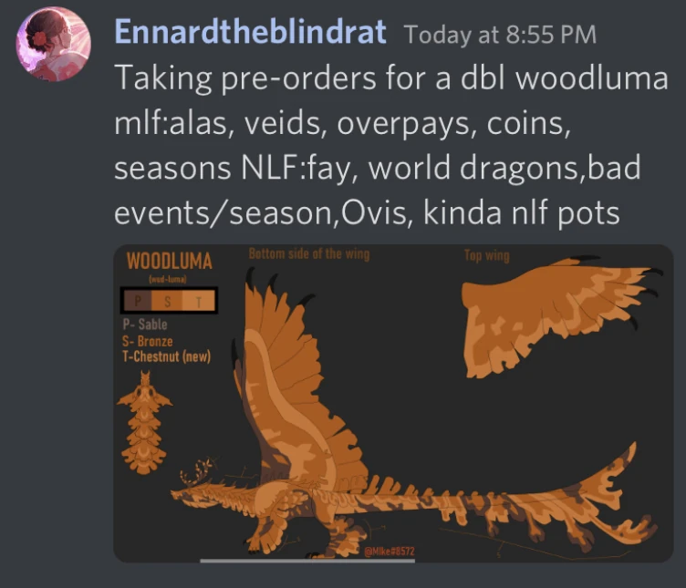 Trading DBL woodluma (when it comes out) | Fandom