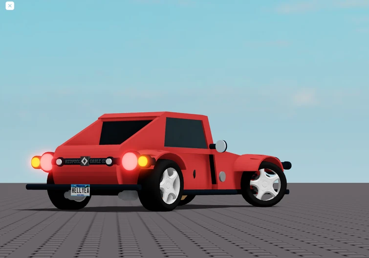 Made my own first car on Roblox. A 2002 Redpool Gable G3 its fictional ...