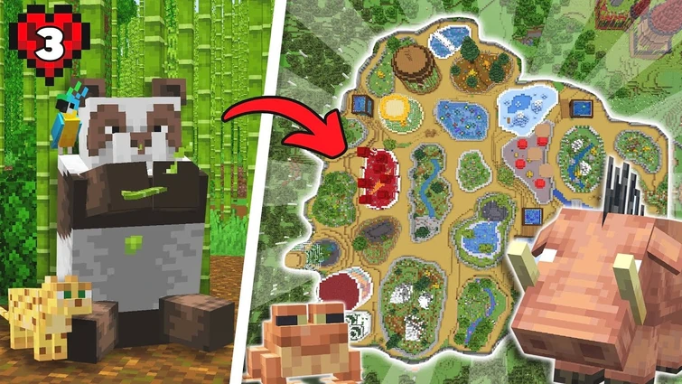 I know this is not inquisitormaster but this minecraft zoo is amazing and it's in hardcore ...