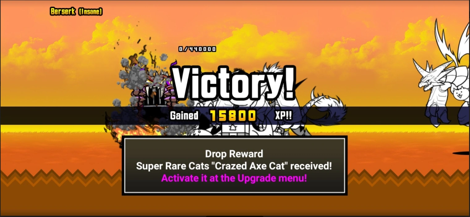 Finally, I've beaten all the crazed cat stages! | Fandom