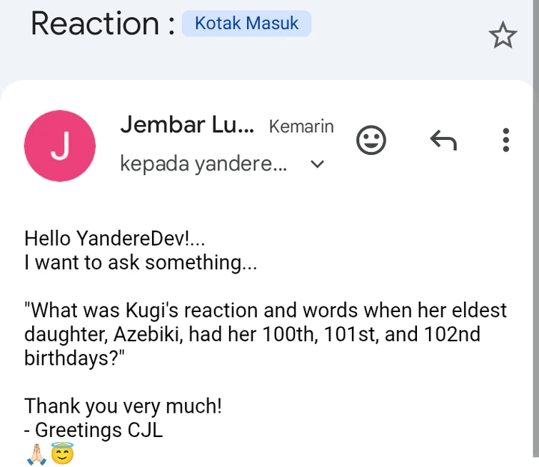 Kugi's reaction when Azebiki reaches the age of 100 - 102 : | Fandom