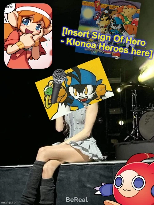 Gee, who knew Klonoa could hold a microphone AND his Wind Ring in the ...