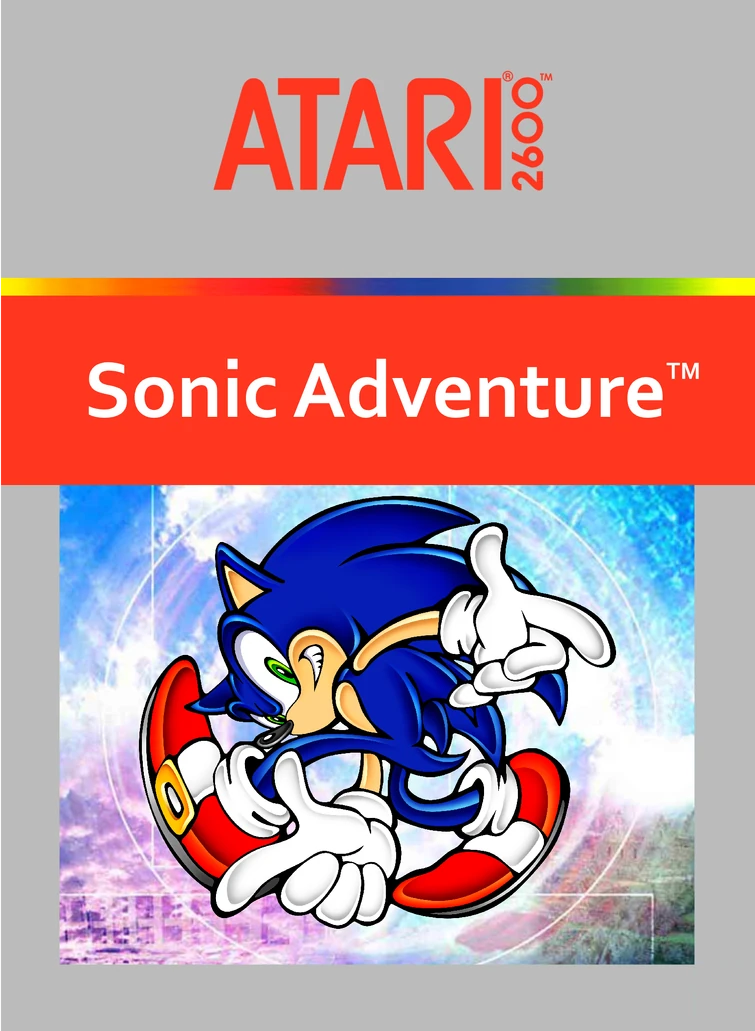 Sonic Atari 2600 Box