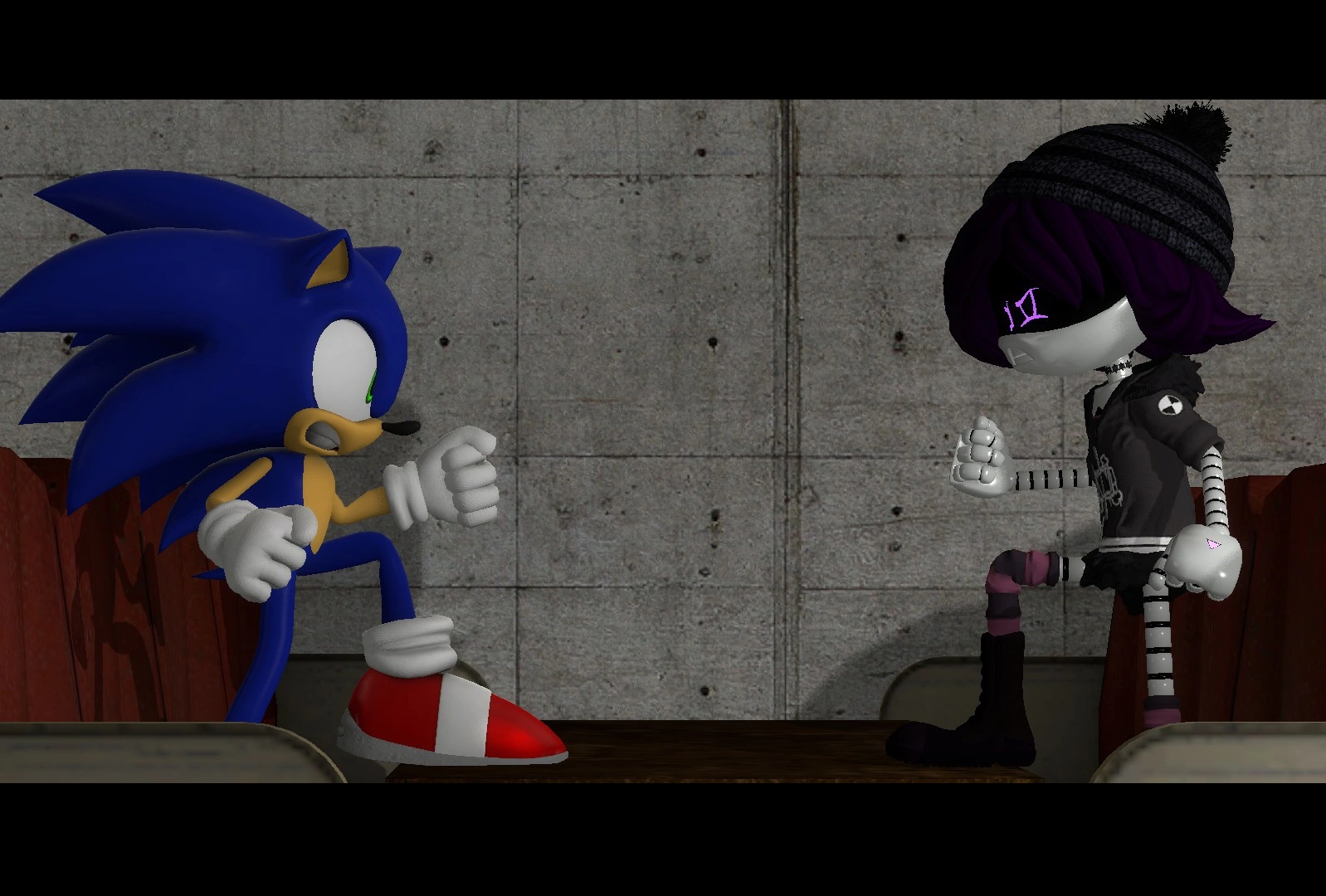 Uzi and Sonic's fight! | Fandom
