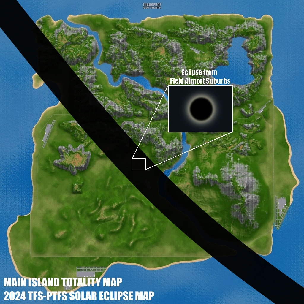 Previously on April 17, a total solar eclipse passed over Main Island ...