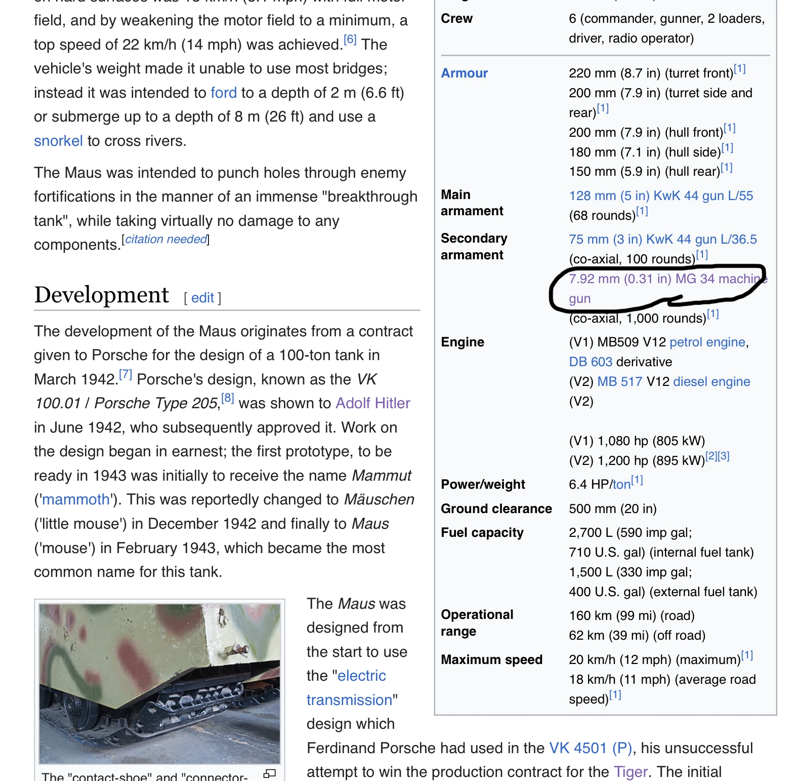 Why doesn’t the maus have a machine gun??? | Fandom