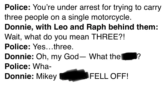 When you put some of your favorite characters into a random quote ...