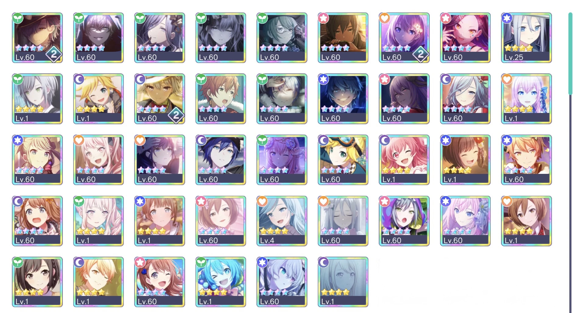 All of my four star card so far :3 | Fandom