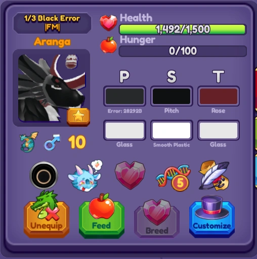 Trading! Now with a 1/3 error bun! LF many leg dragons/gw/emo ff/error dragons! | Fandom