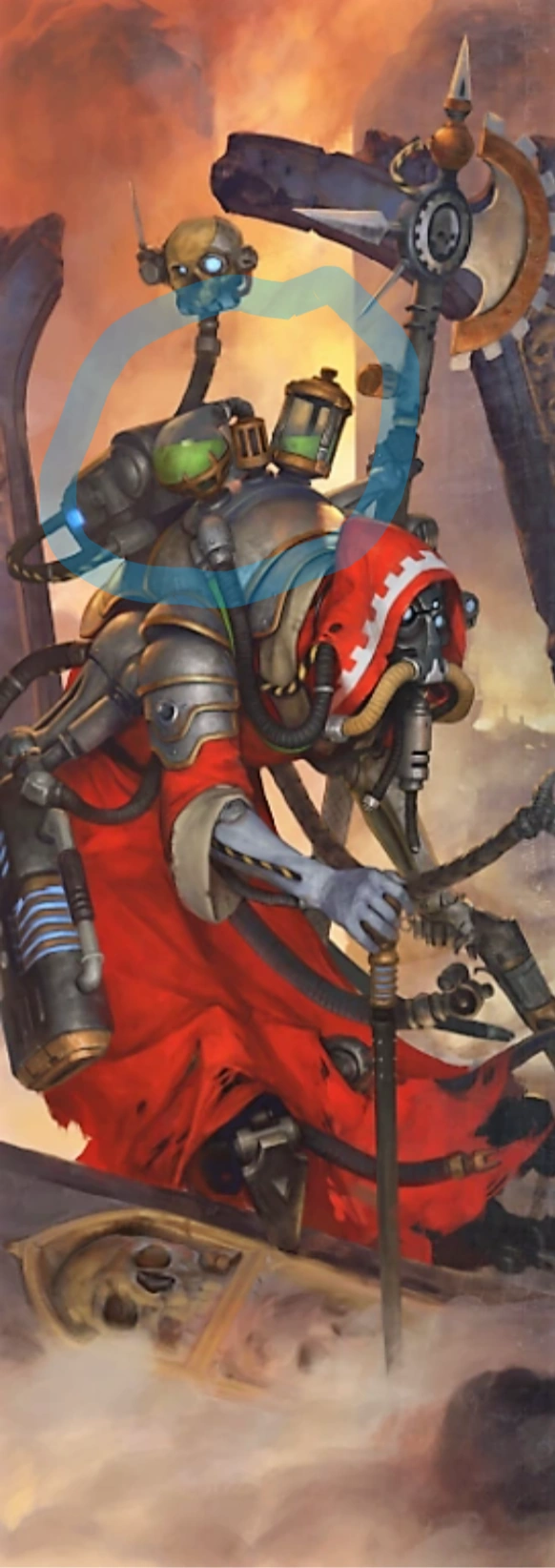 What is This Green fluid in Magos Dominus Tech-Priests? | Fandom