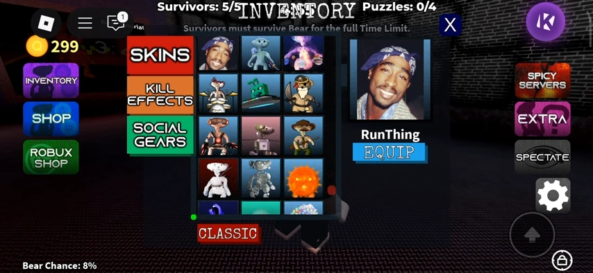more information for exclusive skins i found in a video | Fandom