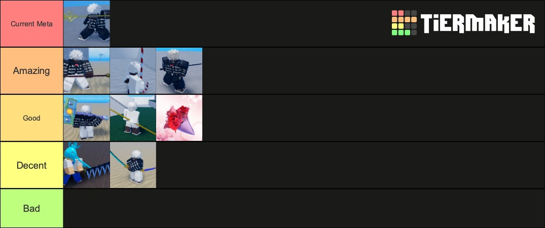 Weapon Tier List (PVP) | Fandom