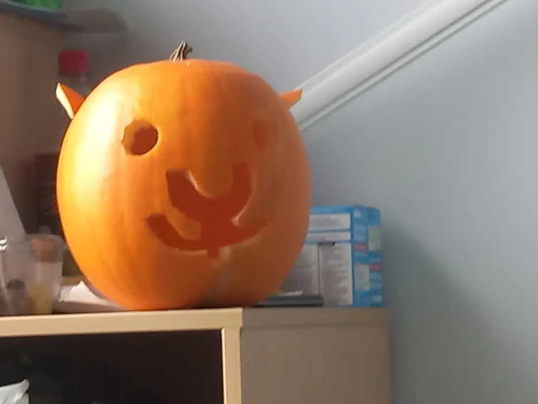 I tried to make a battle cats pumpkin | Fandom