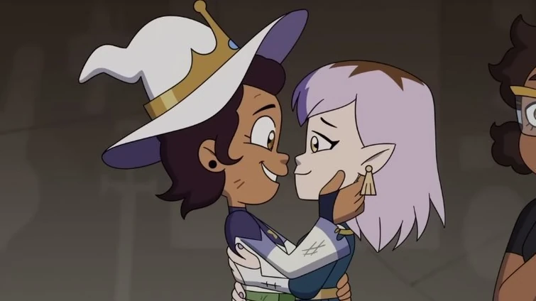 Moments when Luz and Amity were on screen together in Watching and ...