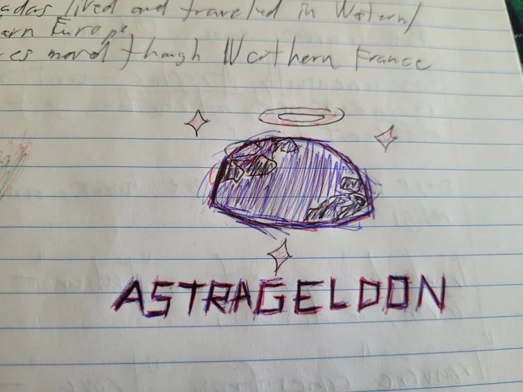 I drew astrageldon by memory during school | Fandom