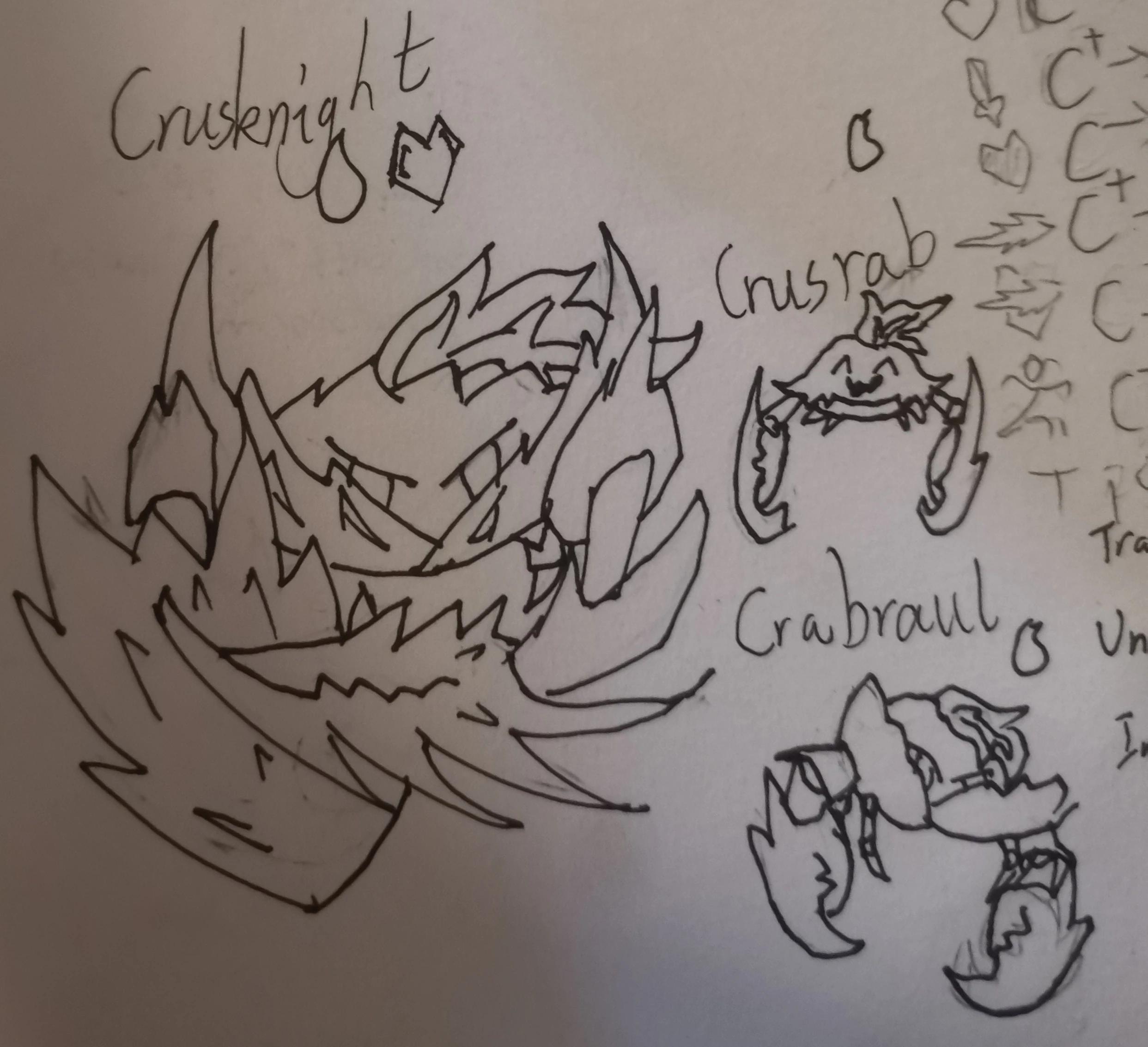 Random fakemon I made- Crusknight the crab knight pokemon | Fandom