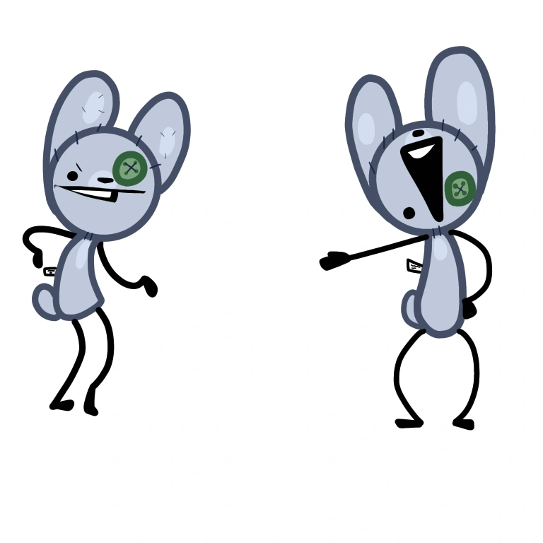 object shows often feature really weird faces so i made some for stuffy ...
