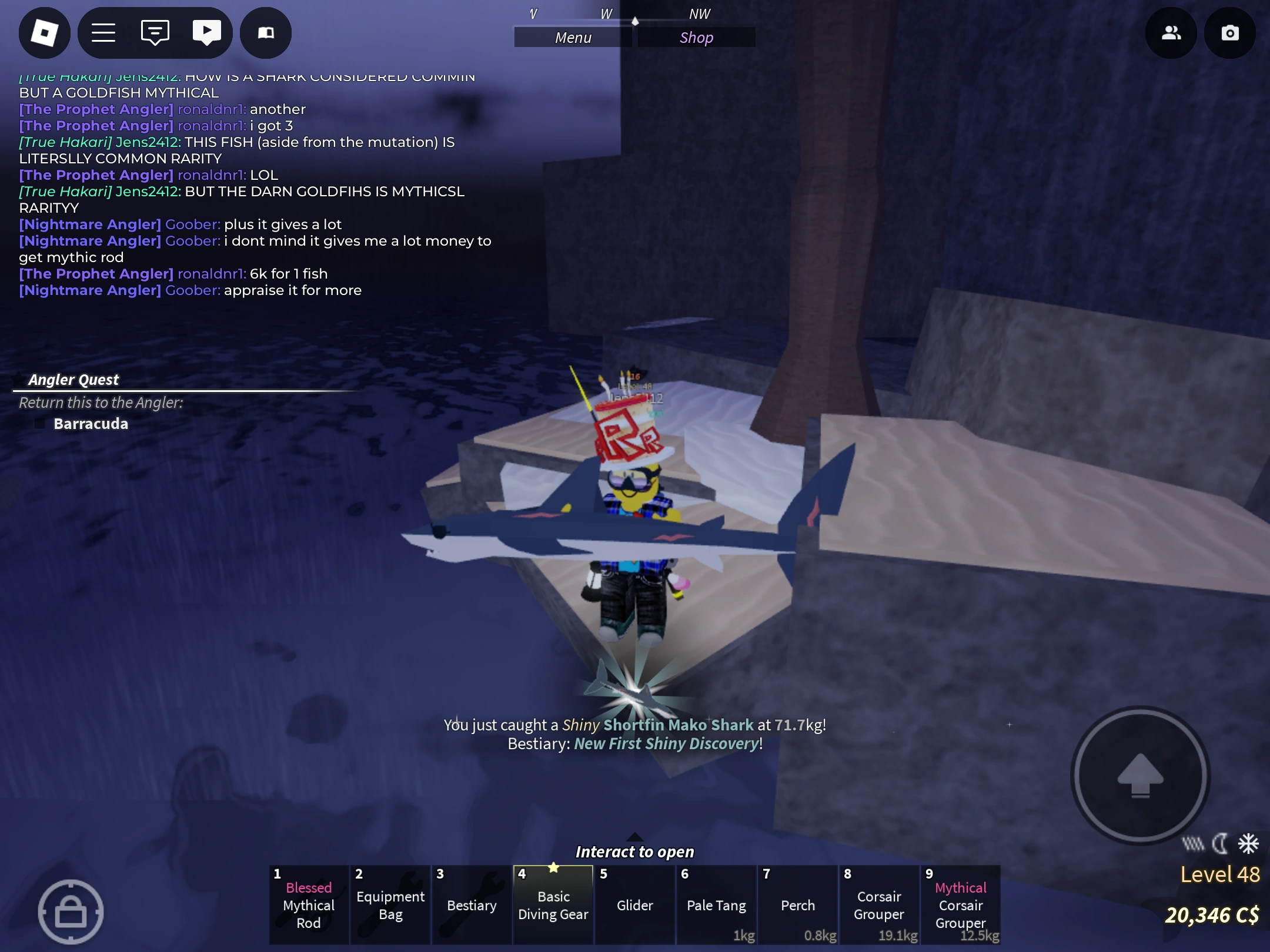 Apparently this is a shiny shortfin mako shark | Fandom