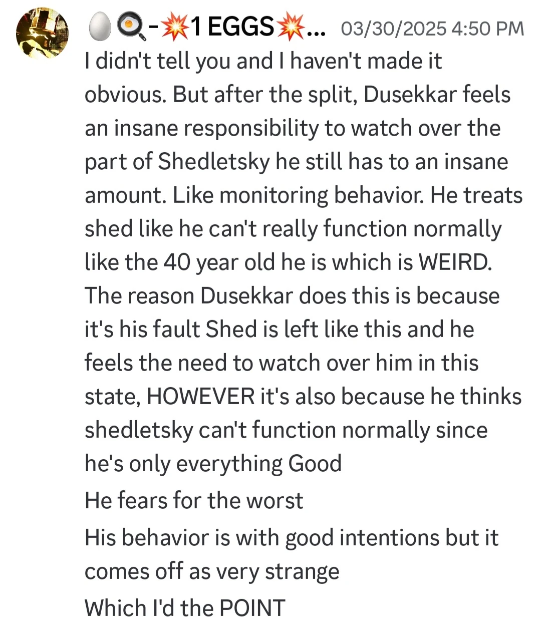 Matt Dusekkar (AU POST) | Fandom