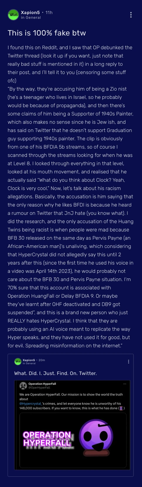 Her post got deleted | Fandom