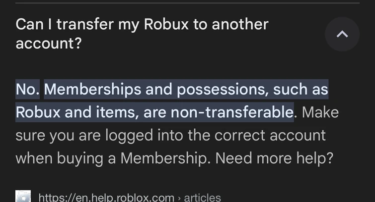 how do u transfer robux | Fandom