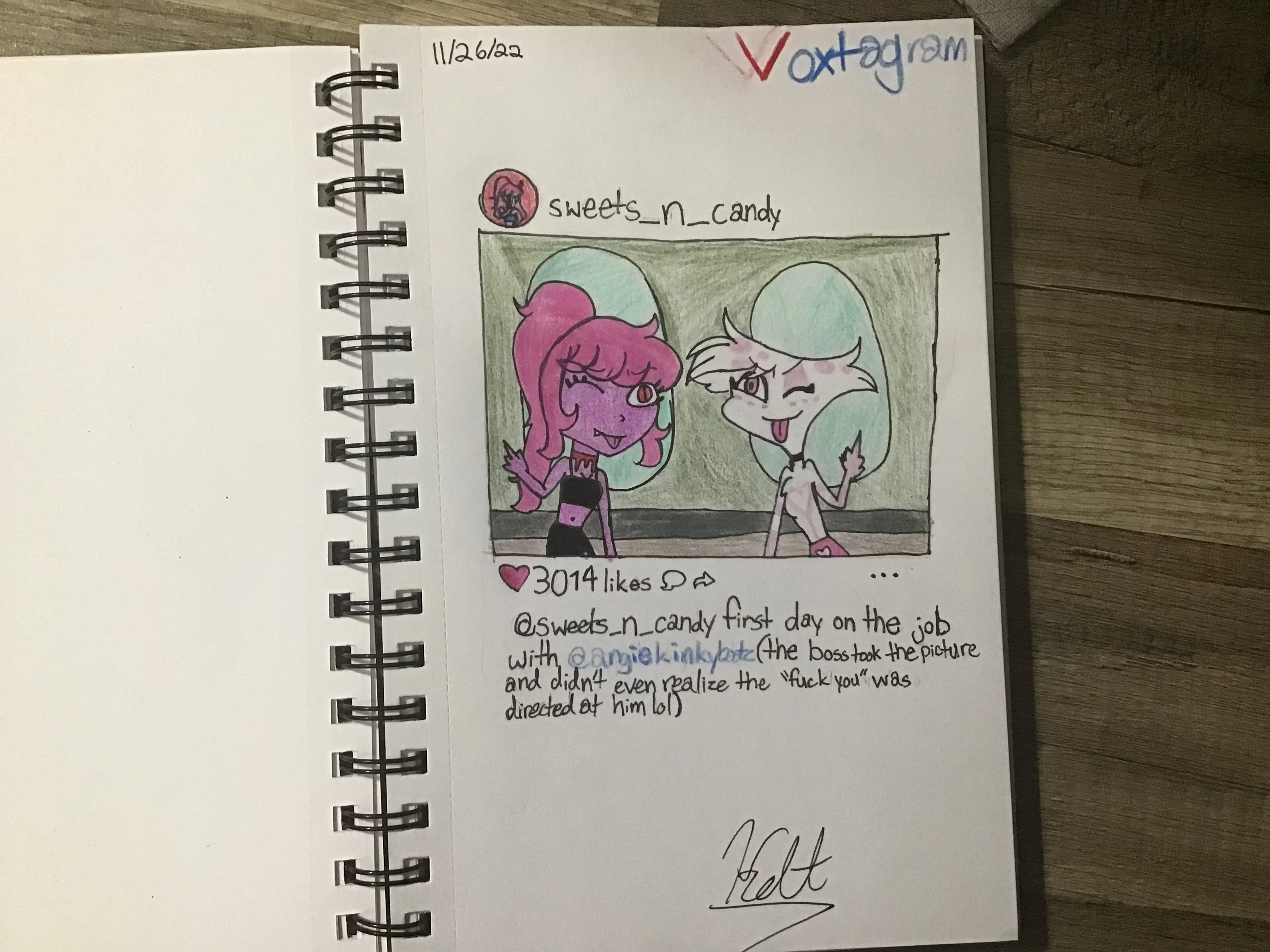 Still alive. Have some shit I drew over break | Fandom