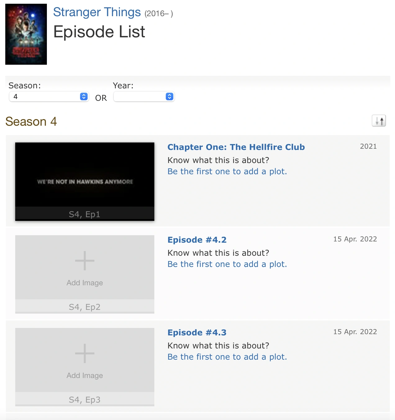 iMDB Stranger Things Dates, are they reliable? | Fandom
