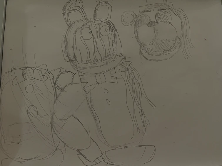 Hey guys I made a pipe cleaner springtrap | Fandom