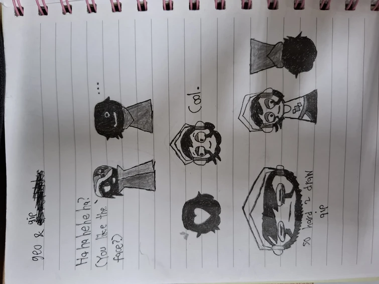 Some doodles I drew at school | Fandom