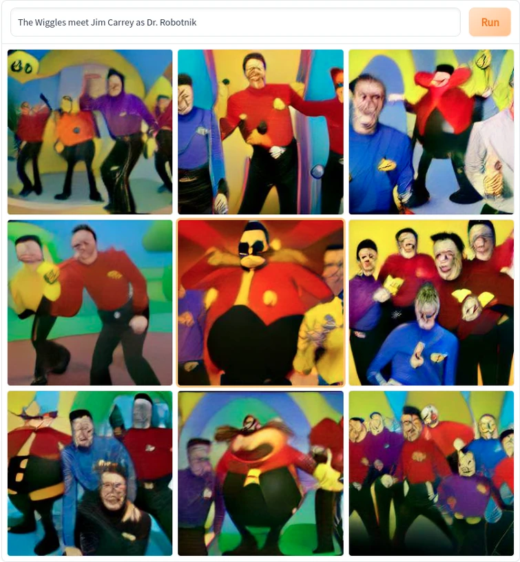 Something I did on an AI image generator called DALL-E Mini | Fandom